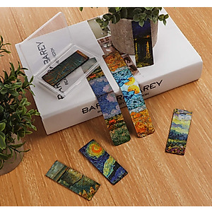 Magnetic Bookmarks 14Pcs Book Mark 3.1’‘ Page Magnetic Markers with Magnet Book Markers Page Clip for Students Teachers School Home Office Reading Supplies