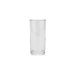 G.E.T. 9-1-SAN-CL-EC Cheers BPA-Free Plastic Highball Glasses, 9 Ounce, Clear, Small (Set of 4)