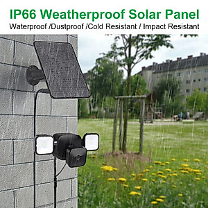 Solar Panel for Blink Outdoor 4 /(3rd Gen) Floodlight – Wire-Free Smart Security Camera,16.5Ft/5m Weatherproof Cable Power Your Blink Floodlight Camera Continuously (Floodlight & Camera NOT Included)