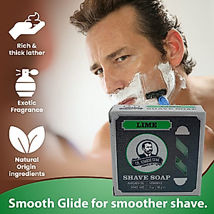 COL CONK LIME GLYCERINE SHAVE SOAP