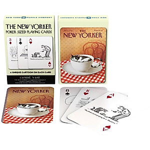 New York Puzzle Company Cat Cartoon Playing Cards