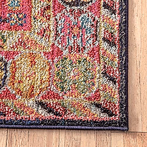 nuLOOM Meadow Vintage Vibrant Runner Rug, 2' 6" x 8', Multi