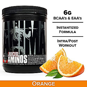 Animal Juiced Aminos - 6g BCAA/EAA Matrix plus 4g Amino Acid Blend for Recovery and Improved Performance - Orange - 30 Servings, 13.3 Ounce