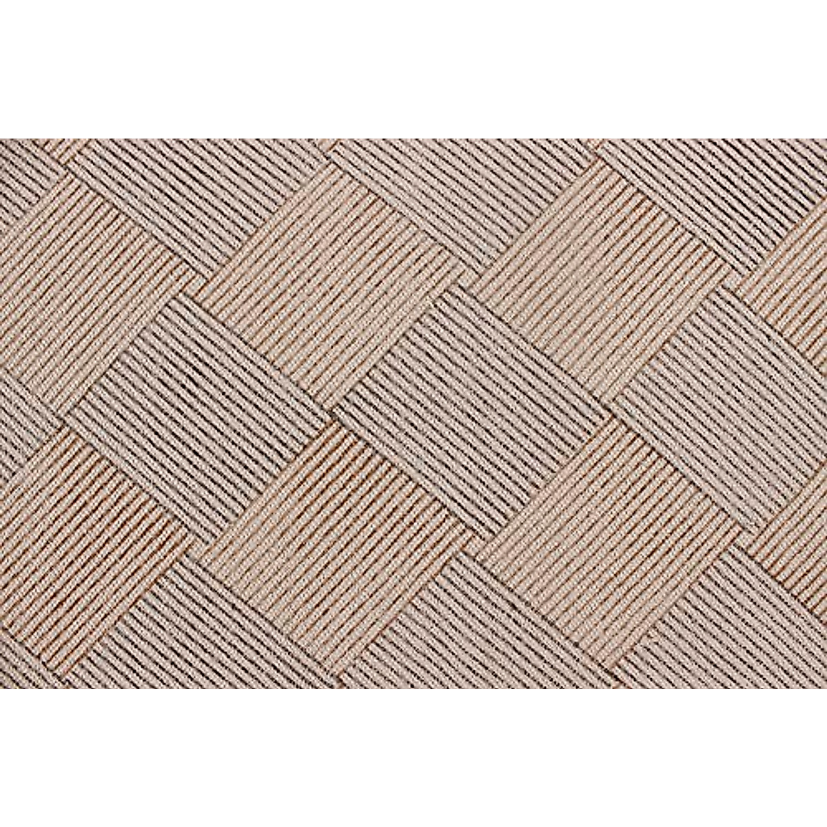 Casavani Handmade Area Rug Hand Block Printed Moroccan Tassels Throw Rug Hand Woven Door Mat Floor Rug Indoor Rugs for Bedroom Bathroom Laundry Room Living Room 6x8 Feet (180x240 cm)