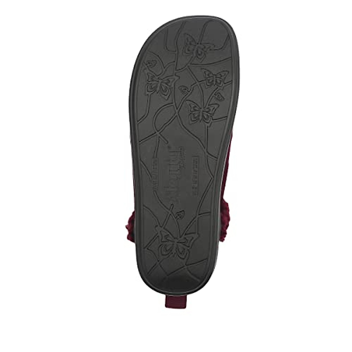 Alegria Womens Cozee Slipper Boot Wine Velvet 9.5-10 M US