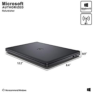 Dell Latitude E5250 12.5in Laptop, Intel Core i5-5200U 2.2GHz, 8GB RAM, 256GB Solid State Drive, Windows 10 Pro 64Bit (Ceritified Renewed)