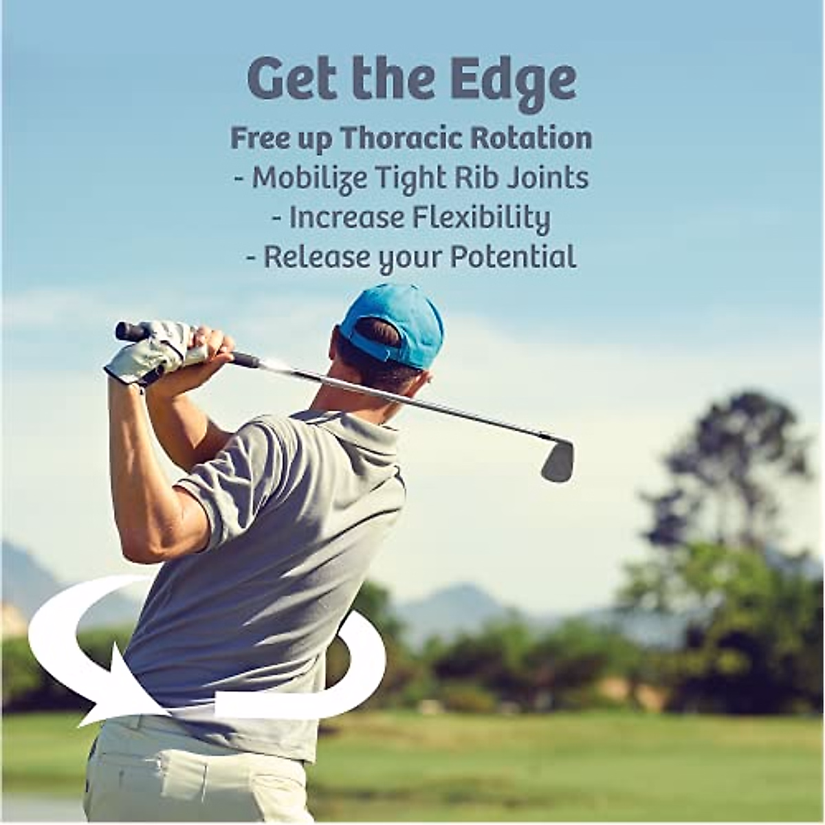 Backpod (Authentic Original) - Premium Treatment for Neck, Upper Back and Headache Pain from hunching over Smartphones and Computers, Home Treatment Program for Costochondritis, Tietze Syndrome and Thoracic Stretching