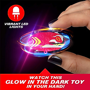 USA Toyz Whipz Duo Micro Racers Toy Cars for Kids - 2pk Mini Keychain Cars, Glow in The Dark LED Fast Pocket Racers Fidget Toys, 2 Mini Cars with 2 Racing Stunt Balls, 2 Clips, and 2 USB Chargers
