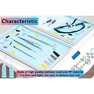 300 Pcs Bent Blunt Tip Dispensing, Bent Flow Dispensing Tips, Disposable Bent Irrigation Blunt Tips, Great for Oil or Glue Applicator (Blue 23G)