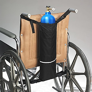 Oxygen Tank Holder Oxygen Cylinders Wheelchair Bag Carry Pouch Cylinder Carrier Portable Oxygen Cylinder Bag for Wheelchairs