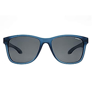 O'NEILL Offshore Polarized Square Sunglasses, Matte Navy Crystal, 55 mm