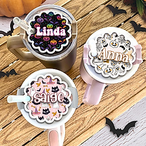 Halloween Basket Tag, Boo Basket Tag, Personalized Halloween Name Tag, Custom Basket Tag, Acrylic Scallop Name Tag, Acrylic Pumpkin Tag