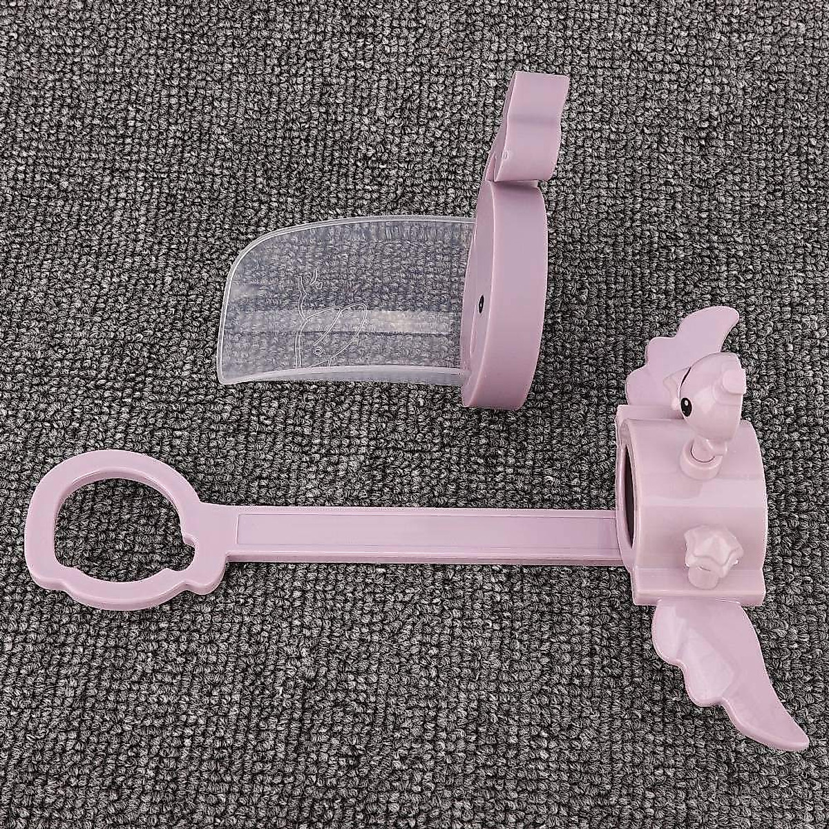 Faucet Handle Extender Set, Faucet Extender for Toddlers, Sink Handle Extender Odor-Free Cartoon for Different Switches Teaches Your Baby or Child Good Habit(Purple)