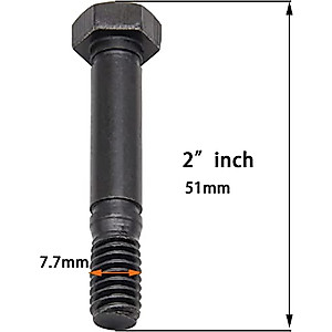 Huarntwo 10Pack 52100100 521001 Shear PINS & Bolts for Ariens Snowthrower