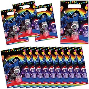 Chuntianli 30Pcs 𝒢𝑜𝓇𝒾𝓁𝓁𝒶 𝒯𝒶𝑔 Party Gift Bags, Gooddie Bags Party Supplies Birthday Decoration Gift Bags 𝒢𝑜𝓇𝒾𝓁𝓁𝒶 𝒯𝒶𝑔 Birthday Party Decorations