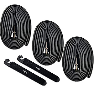 3 Continental - Inner Tube 700c x 32-47, Tour All 28" Presta 42mm w/Bonus Tire Levers