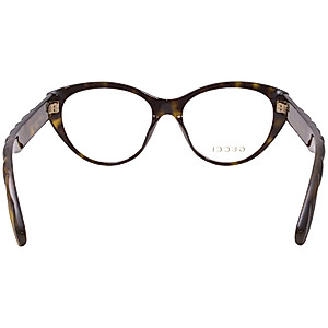 Gucci GG0812O 002 Eyeglasses Women's Havana/Gold Full Rim Optical Frame 54mm