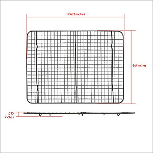 Taste of Home® 17.5 x 12.5 inch Non-Stick Metal Cooling Rack