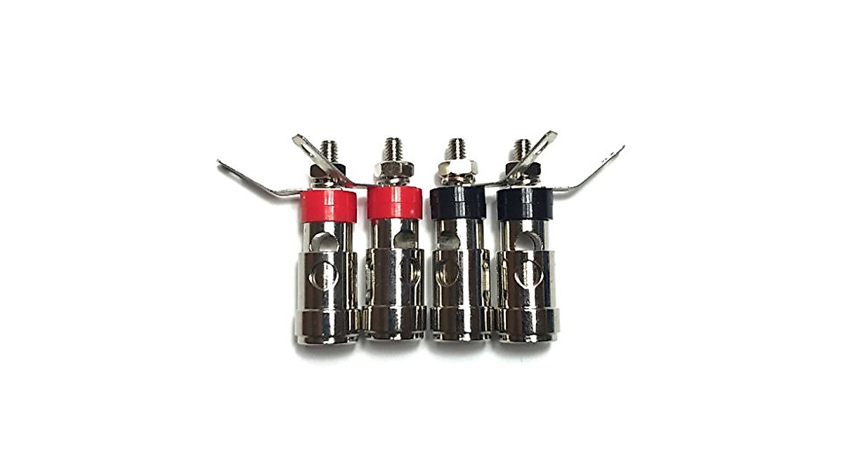 CESS Amplifier Terminal Connectors - Secure Push-Button Binding Post