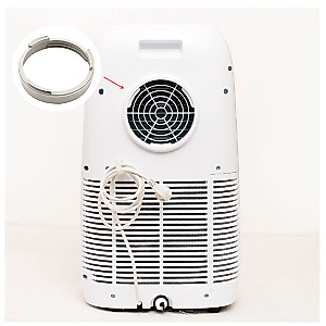 N/D 5.9 Inch/6 Inch Portable Air Conditioner Exhaust Hose Coupler, Window Adapter Tube Connector Air Conditioning Exhaust Pipe Air Hood Baffle Plate Mobile Air Conditioning Accessories,150 cm