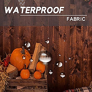 4PC Fall Thanksgiving Bathroom Set, Orange Pumpkin Shower Curtain Set with Shower Curtain and Rugs and Accessories,Bathroom Decor Shower Curtains with Soft Non-Slip Bath Mat and Toilet Lid Cover Mat