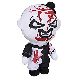 Feeriay Art Clown Plush Toy Soft Bloody Killer Art Clown Stuffed Plushie Pillow Doll for Kids Adults