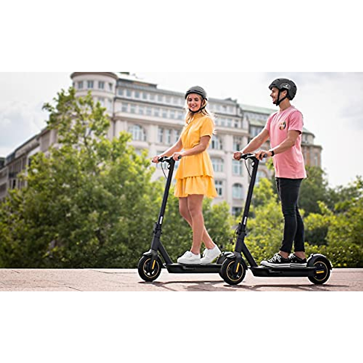 Segway Ninebot MAX G30P Electric Kick Scooter- 350W Motor, 40 Miles Long-Range & 18.6 MPH, 10" Pneumatic Tire, Dual Brakes, W. Capacity 220 lbs, Commuter Electric Scooter for Adults&Teens