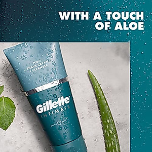 Gillette Intimate 2-in-1 Pubic Shave Cream and Cleanser, 6 oz