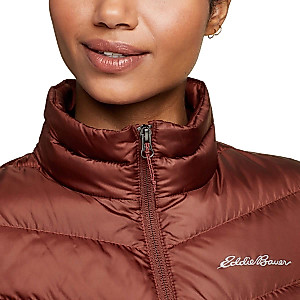 Eddie Bauer Womens Midweight Chevron Quilt Down Jacket (as1, alpha, x_l, regular, regular, Copper)