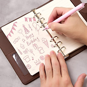 Ddaowanx Colored Gel Pens,9 Colors Retractable Gel Ink Pens, Pastel Retractable Pretty Journaling Pens, Medium Point 0.7 mm Gift Pens,Cute Highlighters School Supplies Aesthetic Pens