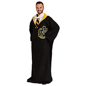Northwest Comfy Throw Blanket with Sleeves, 48 x 71 Inches, Hufflepuff Rules