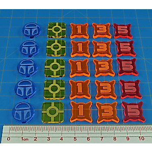 LITKO Upgrade Set | Compatible with Star Wars: Destiny | Damage | Resource | Shield |