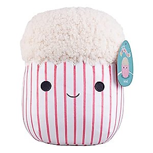 Squishmallows Original 10-Inch Arnel The Popcorn - Official Jazwares Plush - Collectible Soft & Squishy Stuffed Animal Toy - Add to Your Squad - Gift for Kids, Girls & Boys