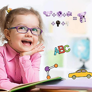 URSKYTOUS 34Pcs Animal Erasers Bulk Mini Pencil Erasers Puzzle Erasers Desk Pets Puzzle Kids Erasers for Party Favors Classroom Students Prizes Easter Egg Fillers,Carnival Gifts,School Supplies Gift