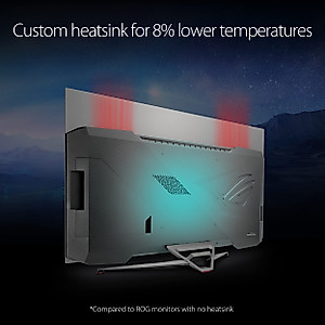 ASUS ROG Swift 47.5” 4K OLED Gaming Monitor (PG48UQ)- UHD (3840 x 2160), 138Hz, 0.1ms, HDMI 2.1, True 10 bit, DCI-P3 98%, G-SYNC Compatible, DisplayPort, USB, Console Ready, Remote Control, Anti-Glare