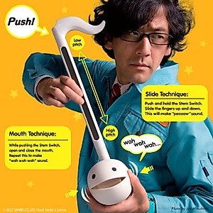 Otamatone Deluxe [Sanrio Gudetama] Electronic Musical Instrument Portable Synthesizer from Japan Maywa Denki from Japan