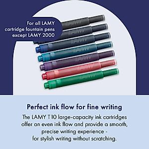 Lamy T10 Ink Cartridges Blue (1 Packet With 5 Cartridges)