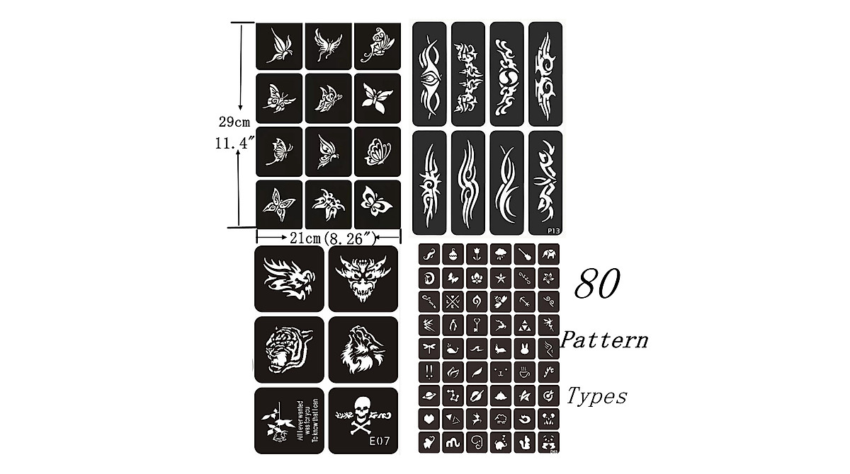 Temporary Tattoo Markers - Fun Body Art for All Ages