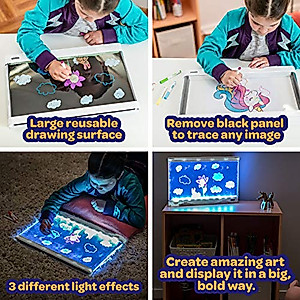 Crayola Ultimate Light Board for Drawing & Coloring - White, Light Up Kids Toy, Gift for Kids Ages 6, 7, 8, 9
