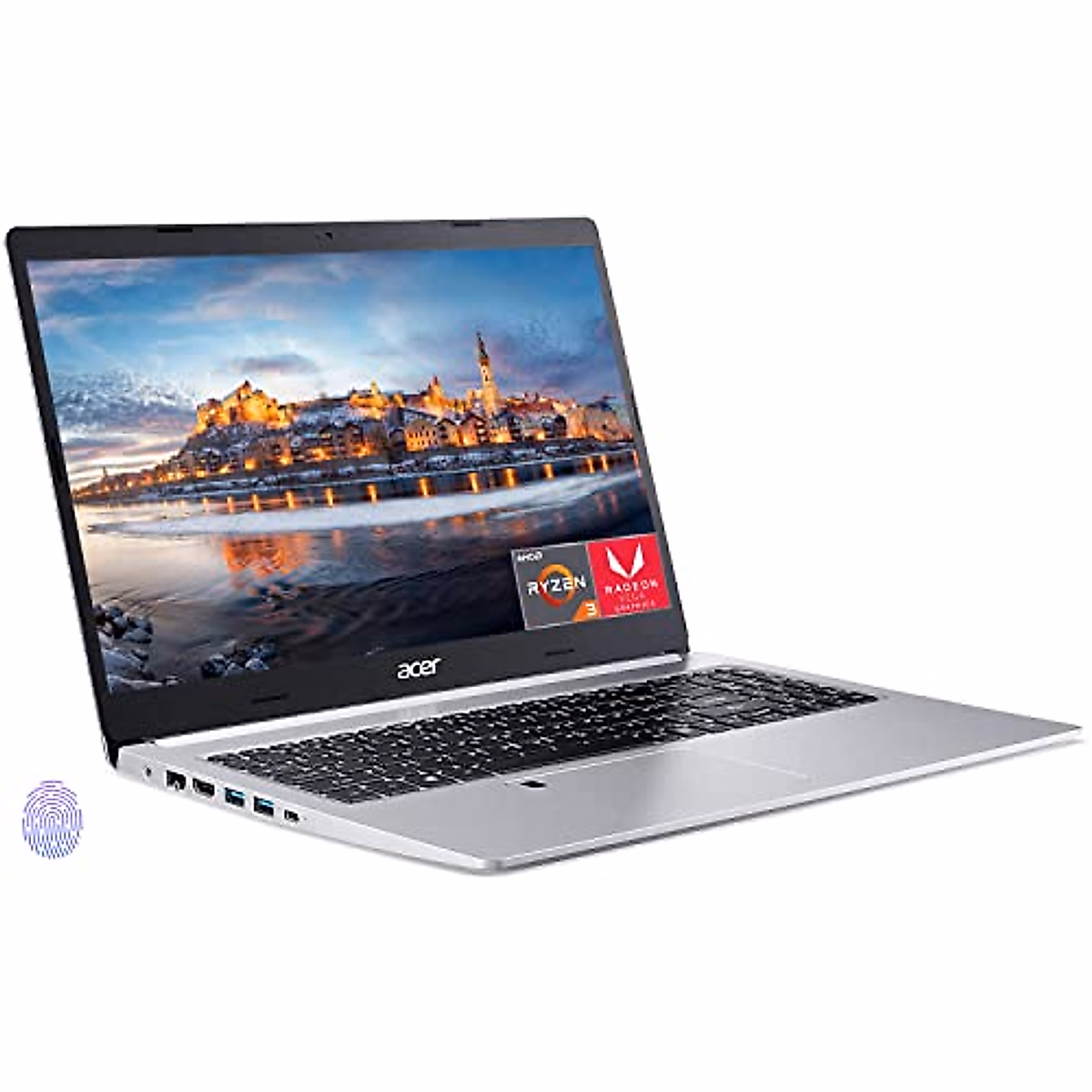 acer Aspire 515.6" FHD IPS Slim Laptop, AMD Ryzen 3 3350U 4-Core Processor(Up to 3.5GHz) 20GB RAM, 512GB NVMe SSD, Backlit KB, Fingerprint Reader, Amazon Alexa, Win 11, GM Accessory
