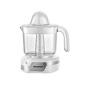 Homeleader Electric Citrus Juicer, Lemon Squeezer with Powerful Motor and LED Working Lamp, Orange Juicer for Grapefruits, Orange and Lemon-White, 1.2L