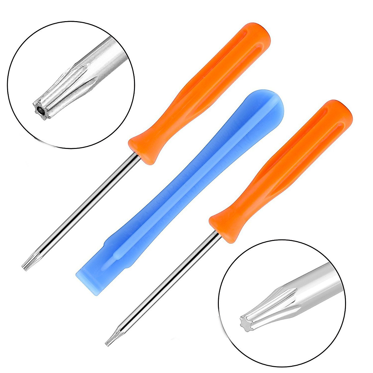 T6 T8 Torx Screwdriver & Opening Shell Tool Set & Screws for Xbox One Xbox 360 Xbox One S Controllers