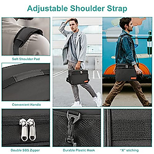 Adult Lunch Bag Men Women Insulated Lunch Box Thermal Cooler Lunch Tote Bag with Adjustable Shoulder Strap for Nurse Office Work Picnic Beach and School