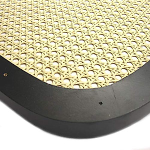 Marcel Breuer Cesca Chair Replacement Cane Seat in Black - Made in Italy