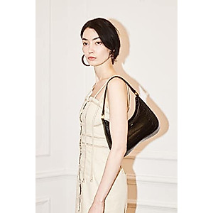 JW PEI Women's Ruby Shoulder Bag (Black Croc)