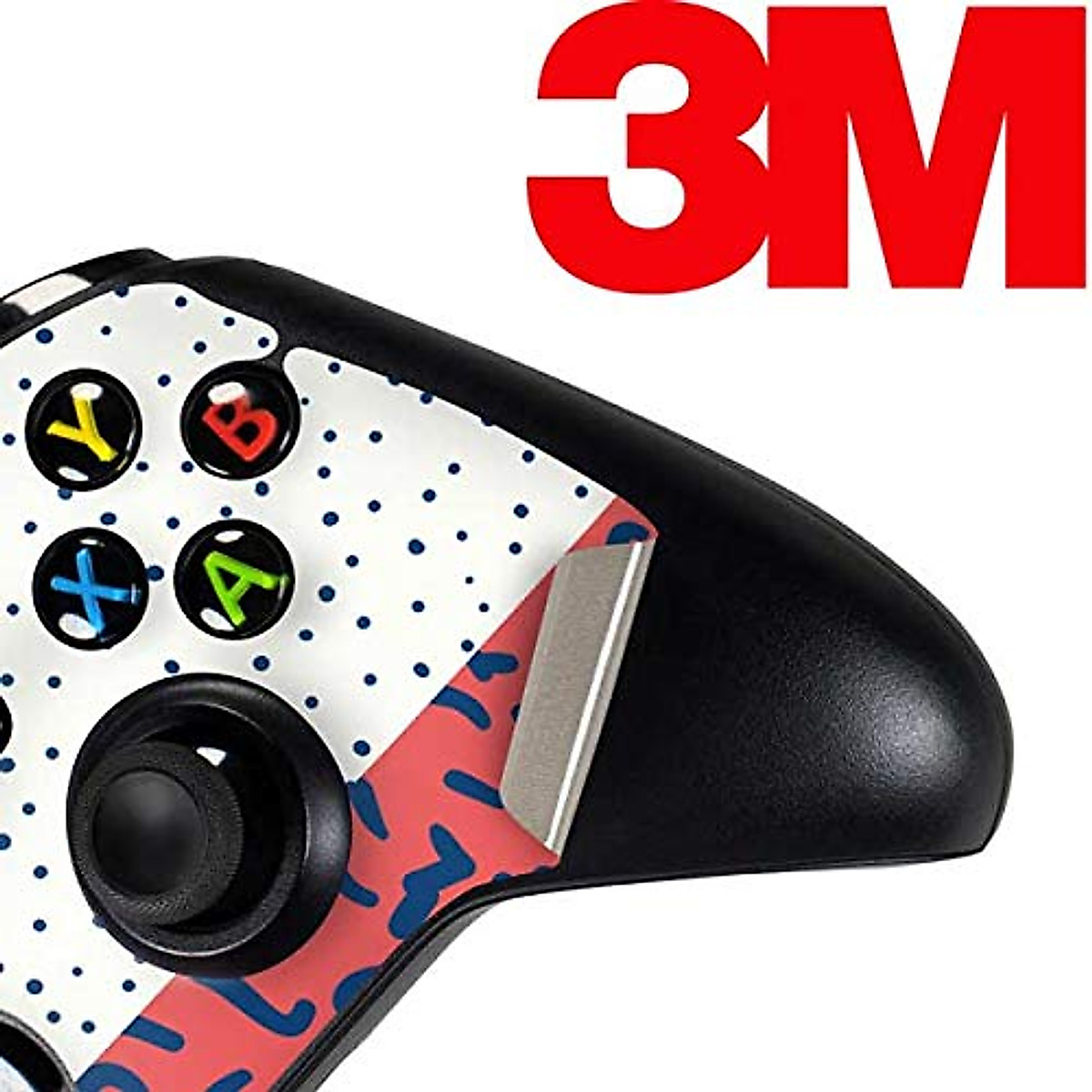 Skinit Decal Gaming Skin Compatible with Xbox One Controller - Originally Designed Polka Dot Split Design