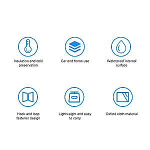 Portable Oven, 12V Car Food Warmer, Mini Microwave for Cooking & Reheating Food, Electric Heated Lunch Box for Travel, Camping, Office, Home