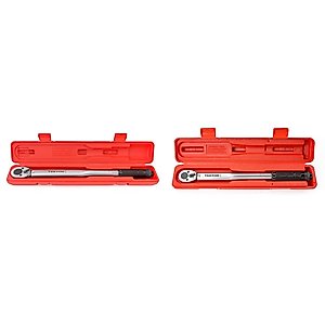 TEKTON 1/2 Inch Drive Click Torque Wrench (10-150 ft.-lb.) | 24335 & 3/8 Inch Drive Click Torque Wrench (10-80 ft.-lb.) | 24330