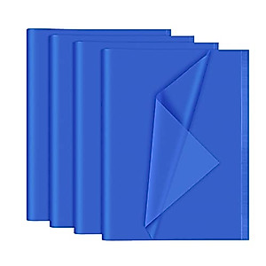 NEBURORA 120 Sheets Blue Tissue Paper 14 x 20 Inches Navy Blue Wrapping Tissue Paper Bulk Blue Wrap Paper Sheets for Gift Bags Packaging Floral Filler Crafts Birthday Baby Shower Wedding Decor(Blue)