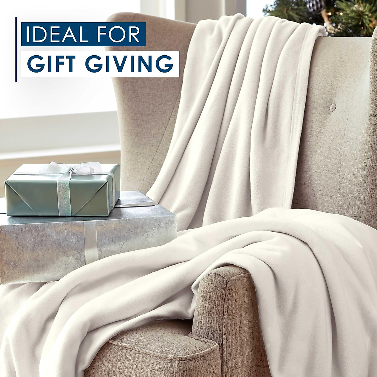 Martex Blanket, Off-White, Queen